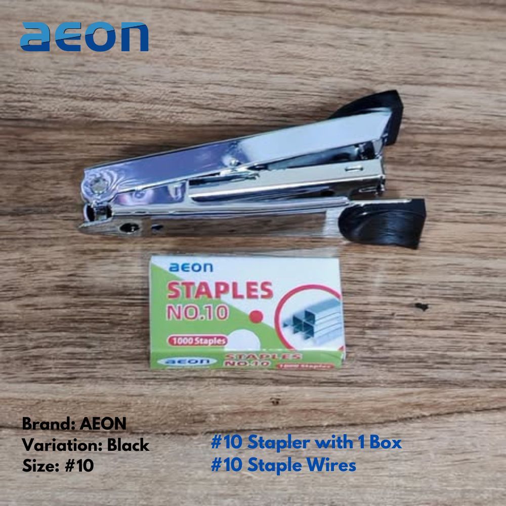 AEON Office Stapler No.10 with No.10 Staple Wire | Shopee Malaysia