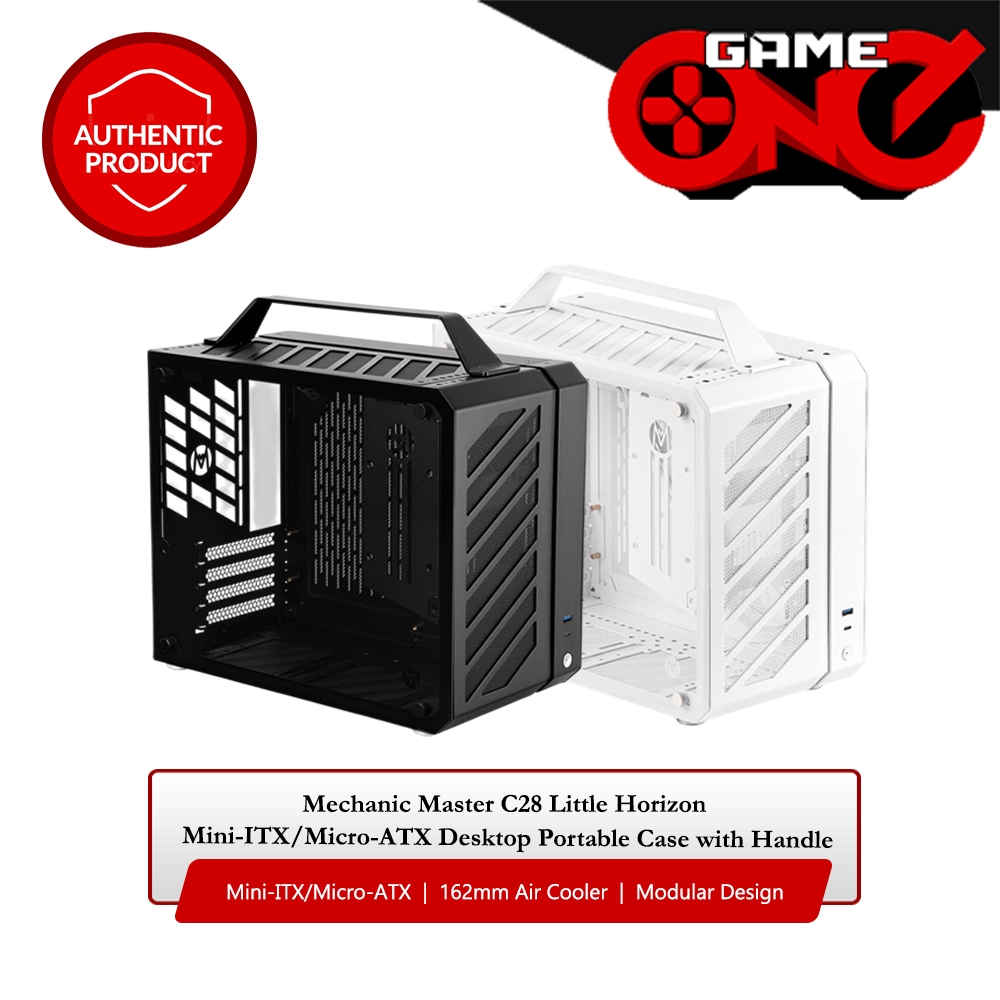 Mechanic Master C28 Little Horizon Mini-ITX/Micro-ATX Desktop Portable ...
