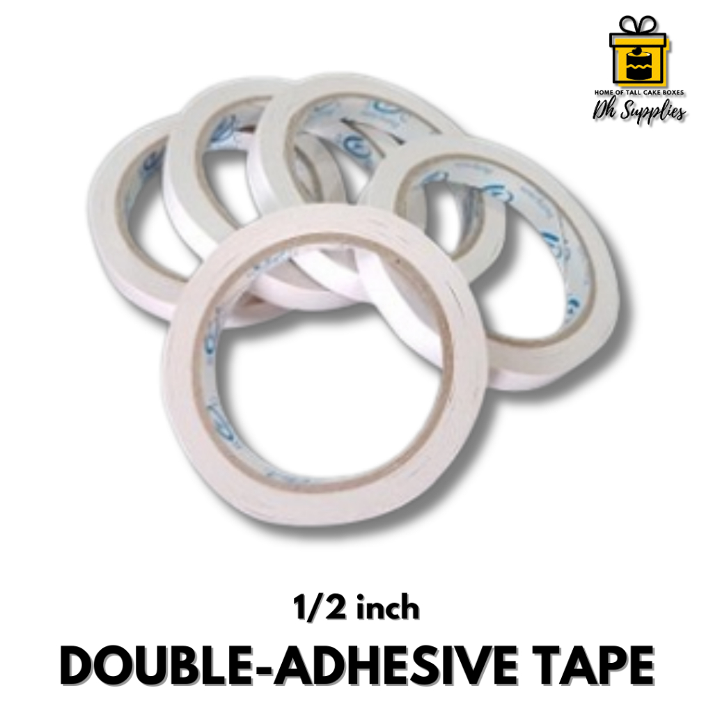 DOUBLE ADHESIVE TAPE (1/2 in x 10m) | Shopee Malaysia