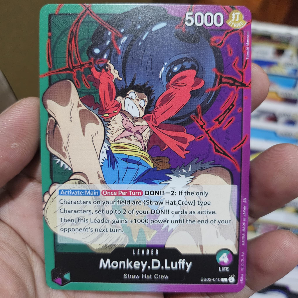 One Piece TCG [ENGLISH] EB02-010 Leader Monkey D. Luffy [ENGLISH ...
