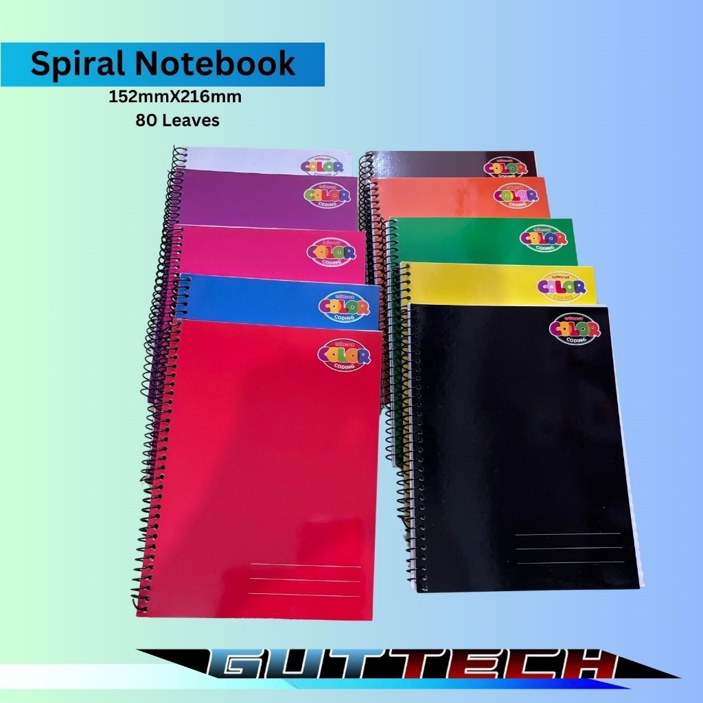 Advance Notebook Spiral 80 Leaves Regular Notebook | Sold per pack ...
