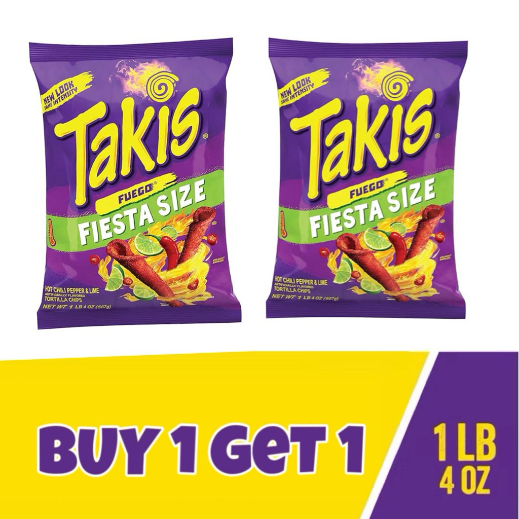 Takis Fuego Fiesta Size (BUY 1 GET 1) | Shopee Malaysia