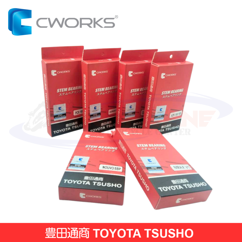 CWORKS STEM BEARING (BALL RACE) - ADV 150,160/ AEROX V1,V2/ CLICK ...