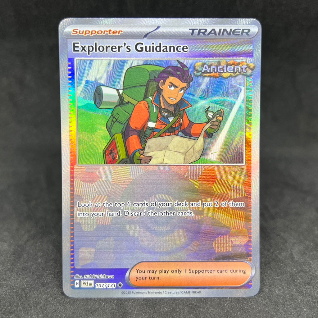Pokemon TCG Explorer’s Guidance Reverse Pokeball Holo 107/131 2025 SV ...
