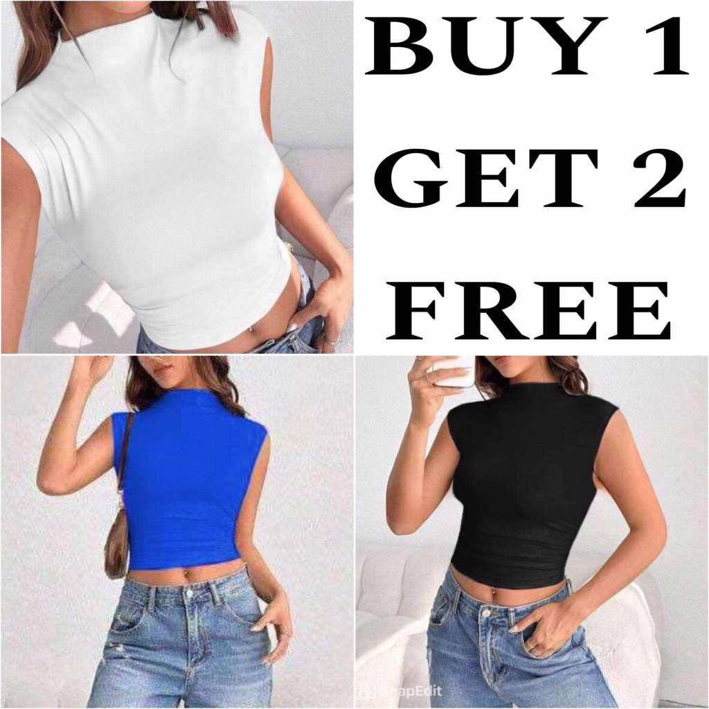 DOUBLE LINING TURTLENECK TOP FOR SEXY LADIES/Double Lining Front & Back ...
