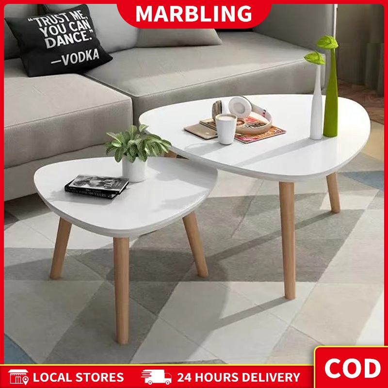 Nordic Coffee Table Mini Table Living Room Solid Wood Table Leg ...