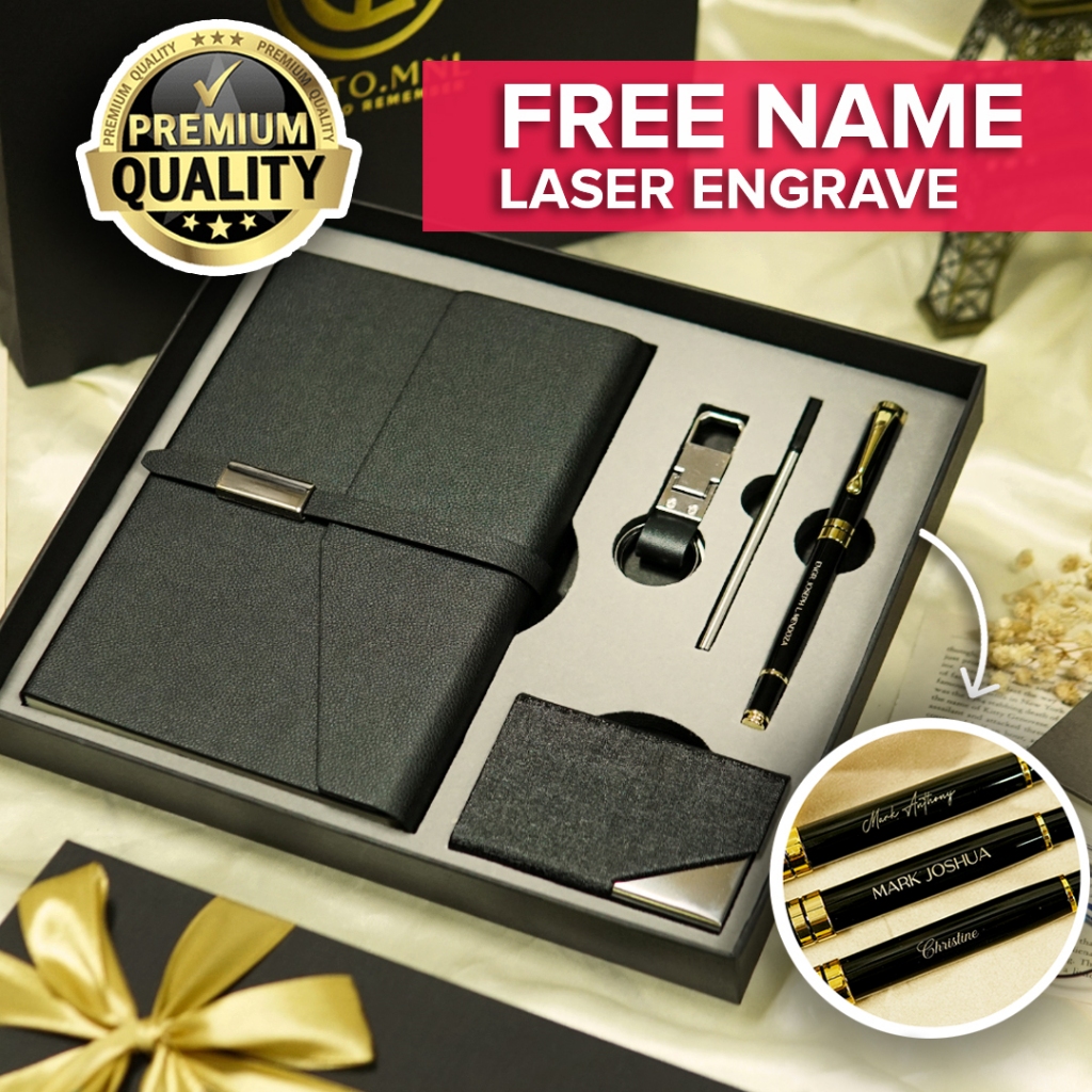 Executive Metal Luxury Pen Gift Set (Premium & Personalized Laser ...