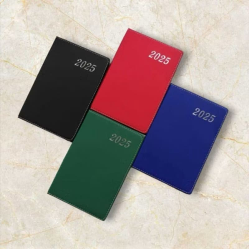 AS 2025 Planner Hard Bound/Soft Rubber Board Notebook Diary Planner ...