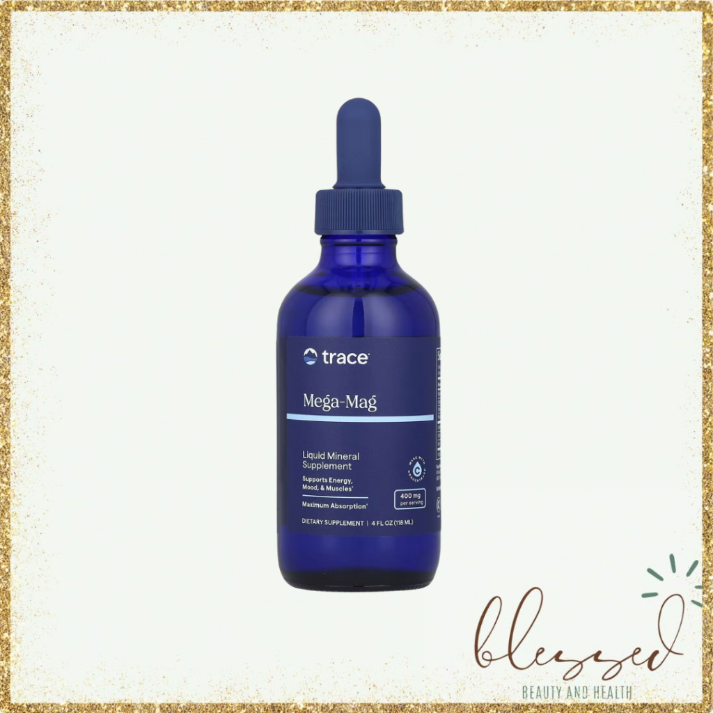 Trace Minerals , Mega-Mag, 400 mg, 4 fl oz (118 ml) | Shopee Malaysia
