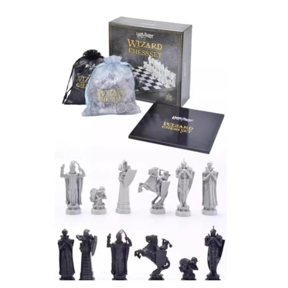 TQ 47*47CM The Noble Collection Harry Potter Wizard Chess Set - 32 ...