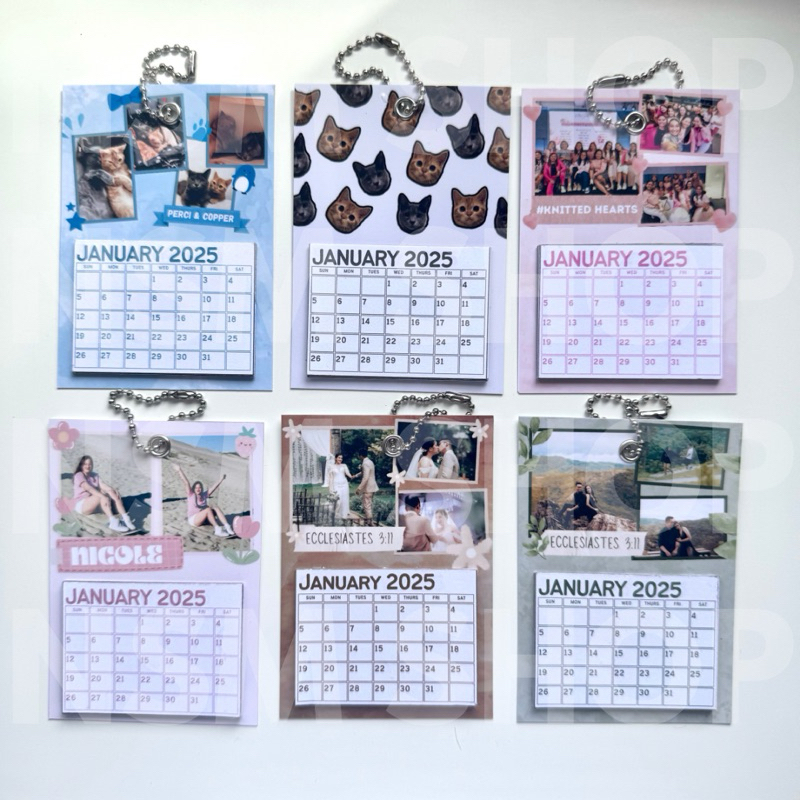 PERSONALIZED MINI HANGING CALENDAR (2025) | Shopee Malaysia