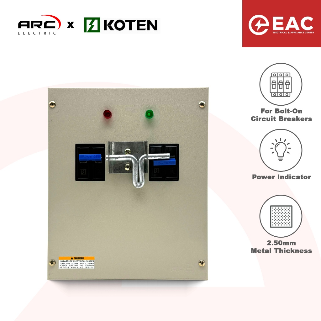 Arc Manual Transfer Switch (MTS-060) and Koten Circuit Breaker 2 Pole ...