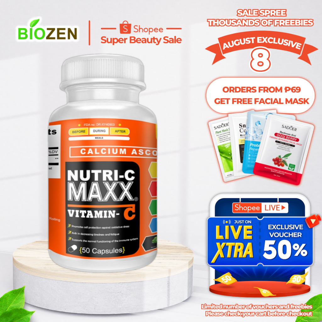 Vitamin C Nutri-C Maxx Capsules Height Maxx Booster Total Vitamin ...