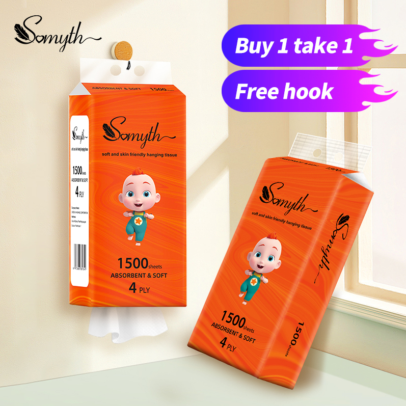 New Somyth Hanging Tissue 1500 sheets 4ply | Shopee Malaysia