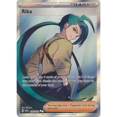 Pokemon TCG | PARADOX RIFT | SV04 | Rika - 241/182 - Full Art Secret ...