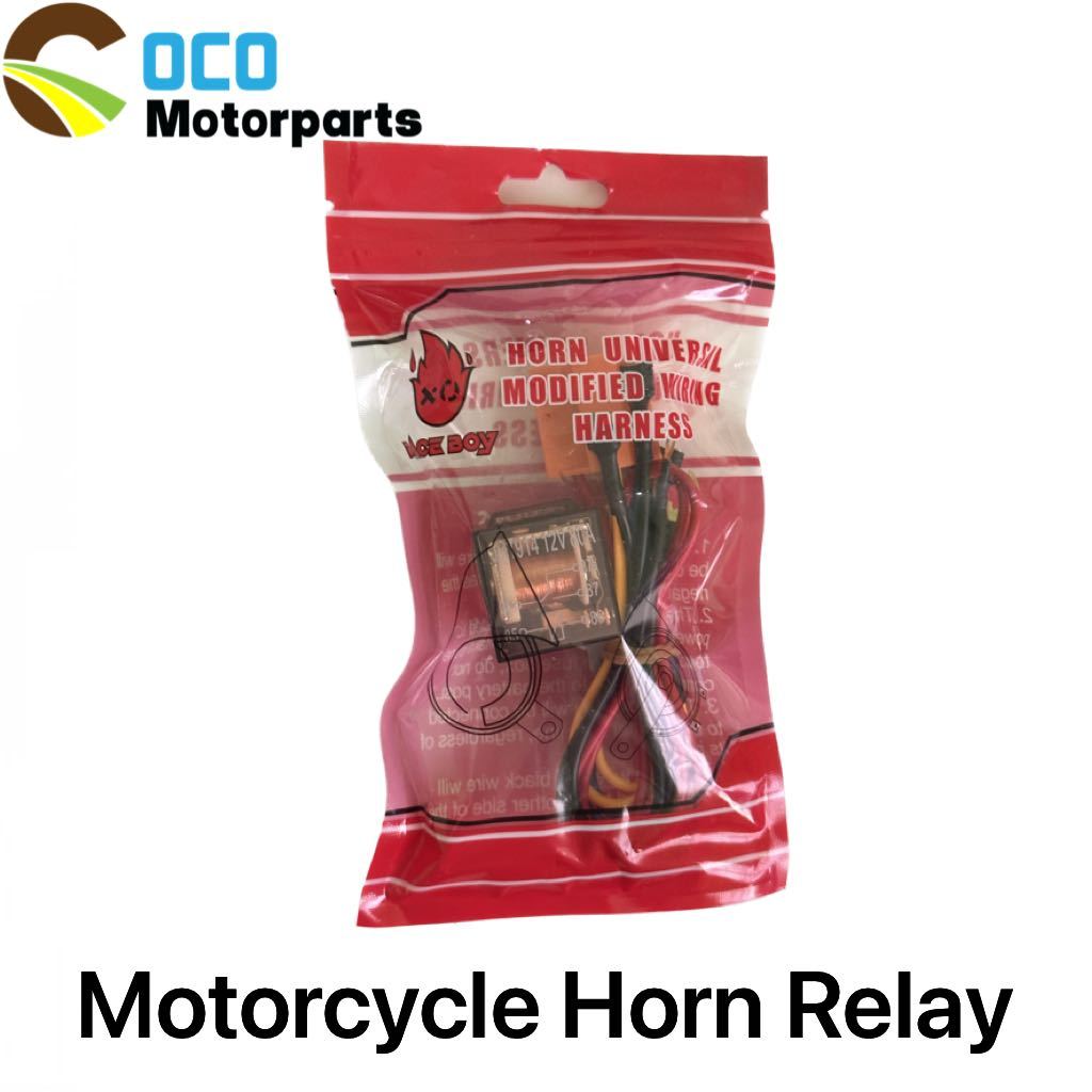Motorcycle Horn Relay with Socket Mini Drive Light Transparent Socket ...
