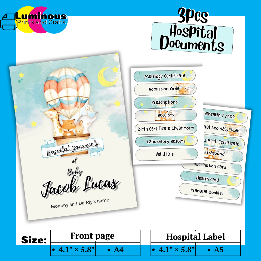 Mommy and Baby Boy Essential Document Label and Checklist Stickers ...