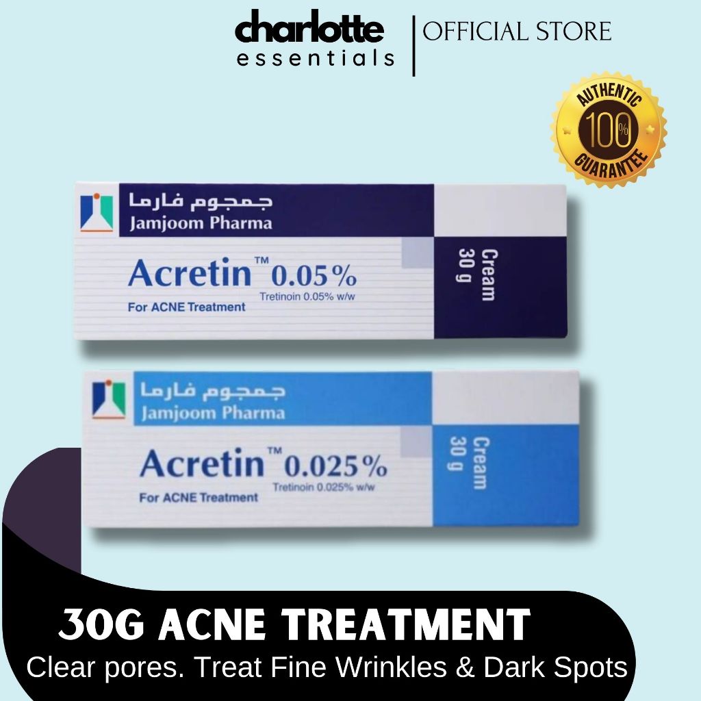 AUTHENTIC Acretin Cream Expiry: November 2025 for Acne Treatment, Dark ...