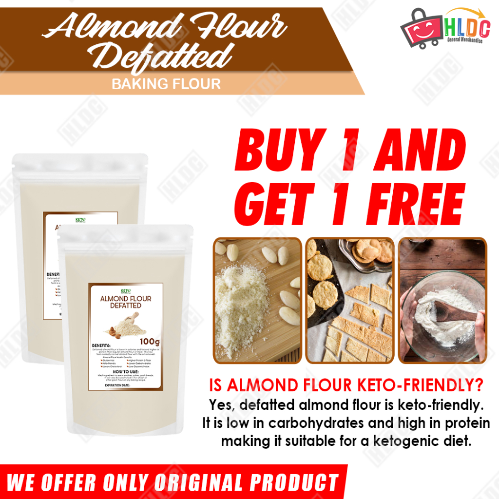 Almond Flour Defatted Extra Fine 100g | Shopee Malaysia