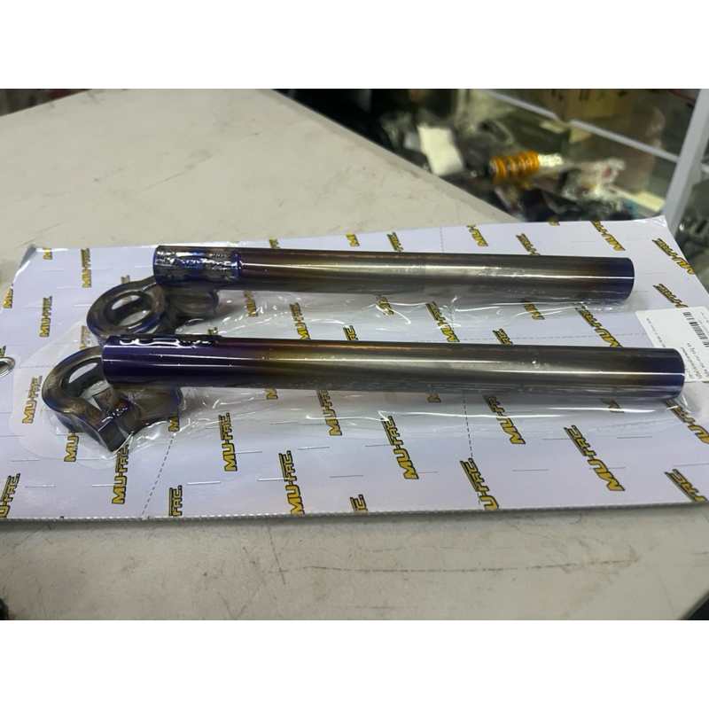 MUFAC TITANIUM LOW HANDLE BAR RAIDER 150 CARB RAIDER 150 FI | Shopee ...