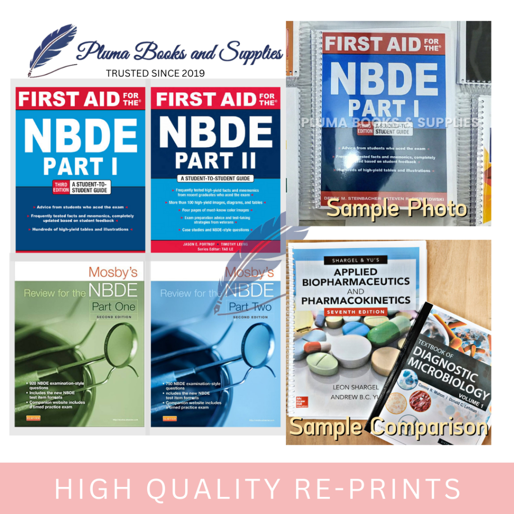 70/80gsm | First Aid / Mosby's NBDE Part 1 and 2 (Dental Books ...