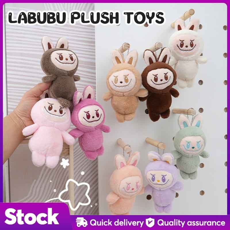 Labubu plush toys Stuffed Toys Cute Pop Mart Dolls Accessories Cartoon ...