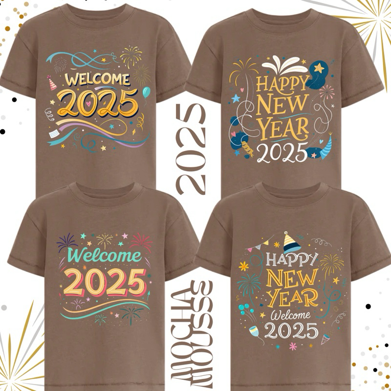 Color of the Year Mocha Mousse Family Cotton Tshirt | Shopee Malaysia