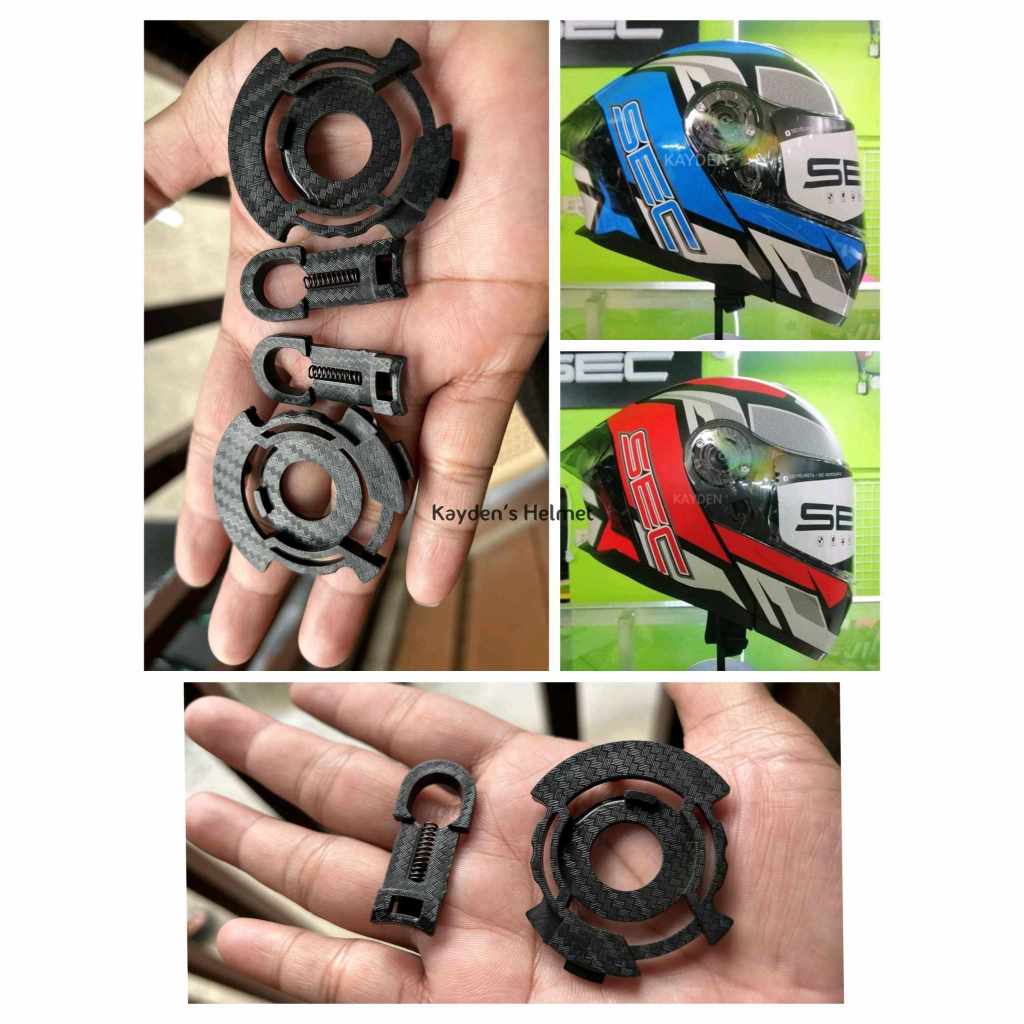 LENS MECHANISM FOR SEC RISE MODULAR HELMET | Shopee Malaysia