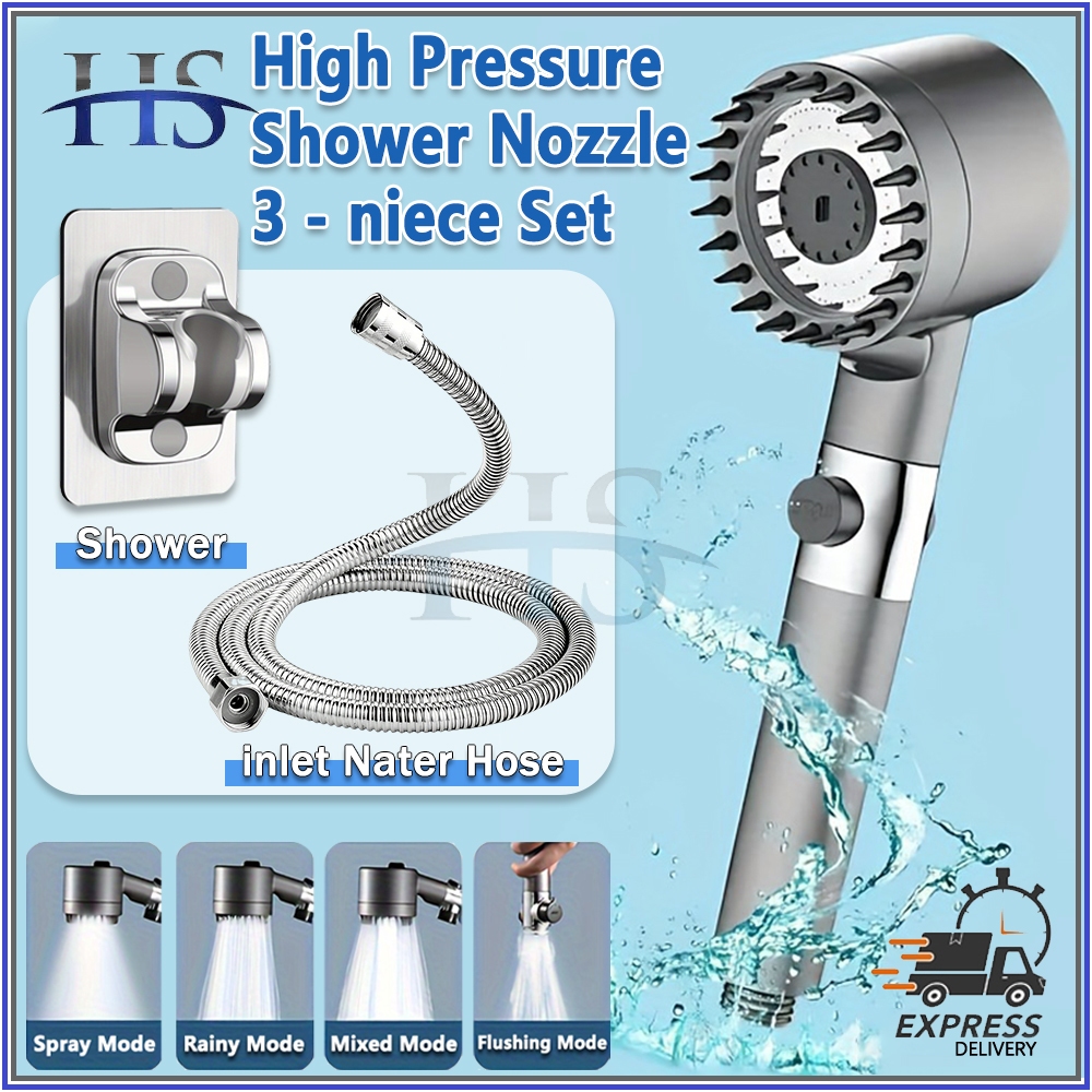 HS Best Shower head Pressurized nozzle comes with filter High pressure ...