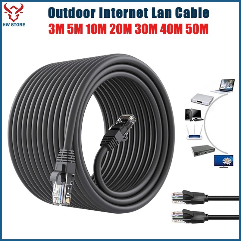 3M/5M/10M/20M/30M/40M/50M utp cable cat6 outdoor UTP Ethernet Cable ...