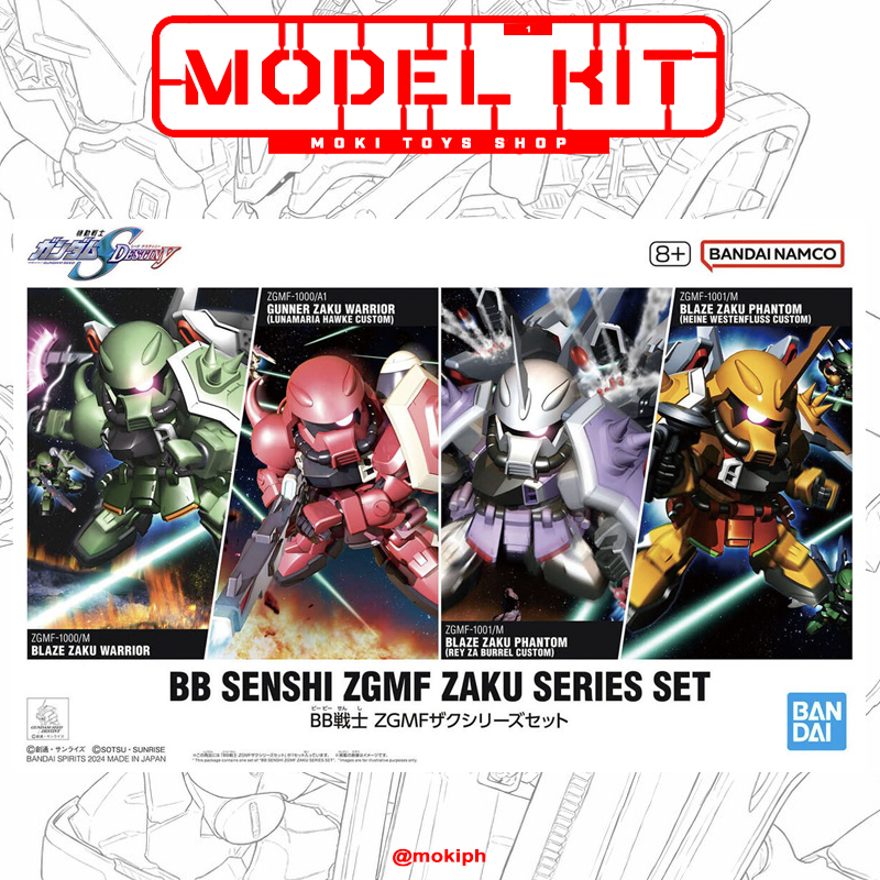BB SENSHI ZGMF ZAKU SERIES SET | Shopee Malaysia
