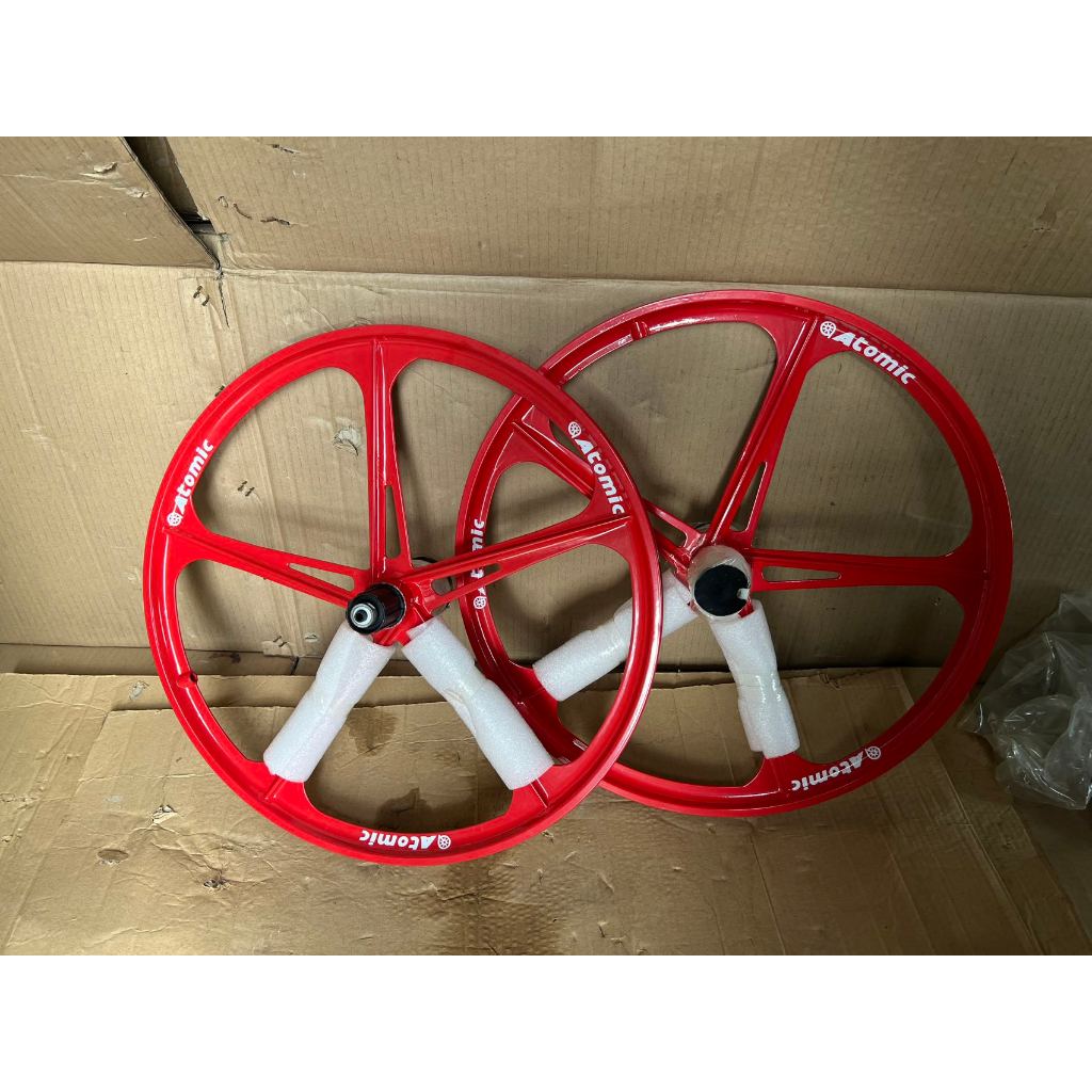 Atomic Bicycle Wheelset 451/20inch electric magnesium alloy Folding ...