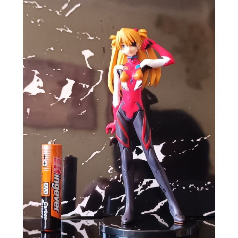 Asuka Langley Figure Capsule Q Fraulein Eyepatch Kaiyodo EVA Q3 Movie ...