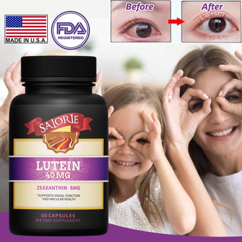 Lutein Eye Vitamin Supplement, Relieve Eye Strain, Supports Dry Eyes ...