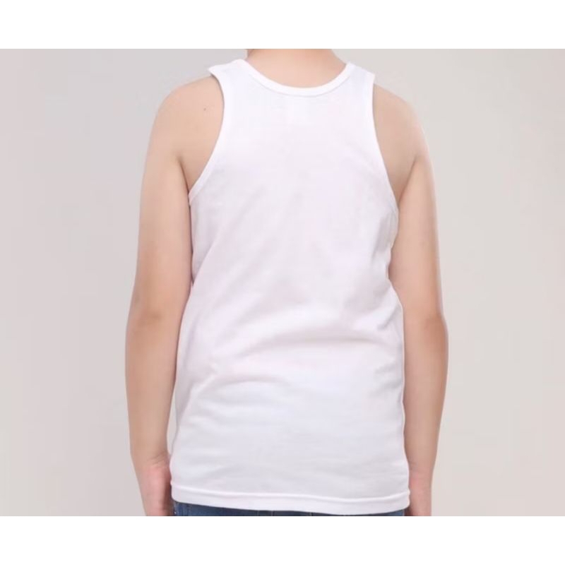 White Plain Sando For Kids Boy.(For 1 - 14 years old) | Shopee Malaysia