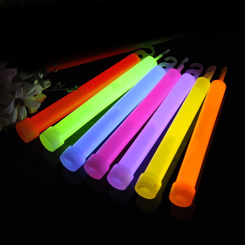 6-inch fluorescent stick luminous outdoor flash monochrome fire stick ...