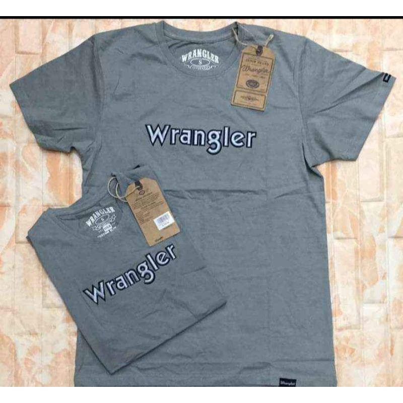 wrangler Men t-shirt branded (mall pullout) | Shopee Malaysia