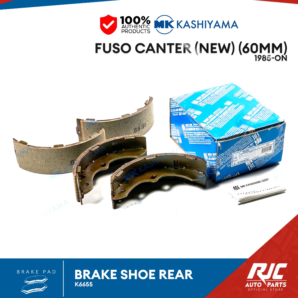 MK BRAKE SHOE FUSO CANTER (NEW) (60mm) 1985-ON K6655 1set | Shopee Malaysia