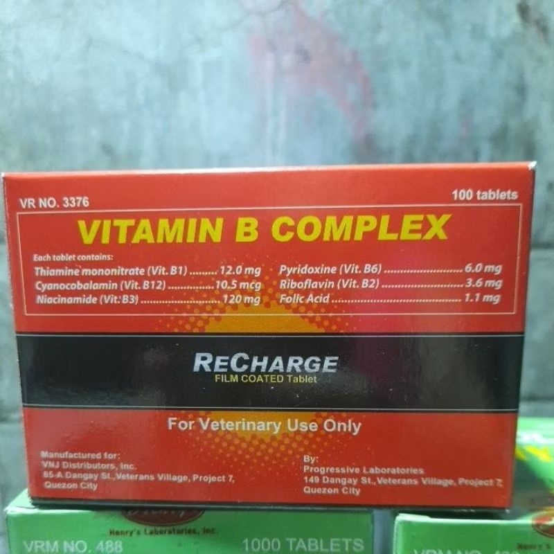RECHARGE (VITAMIN B COMPLEX) 100Tablets | Shopee Malaysia