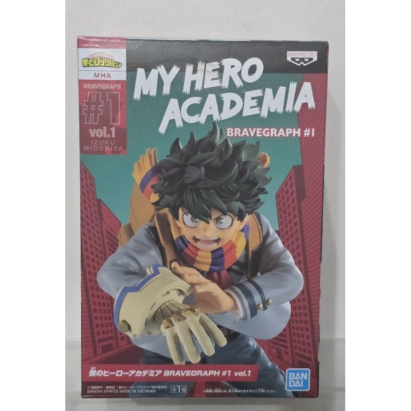 MHA My Hero Academia Bravegraph 1 - Deku (MIB) | Shopee Malaysia