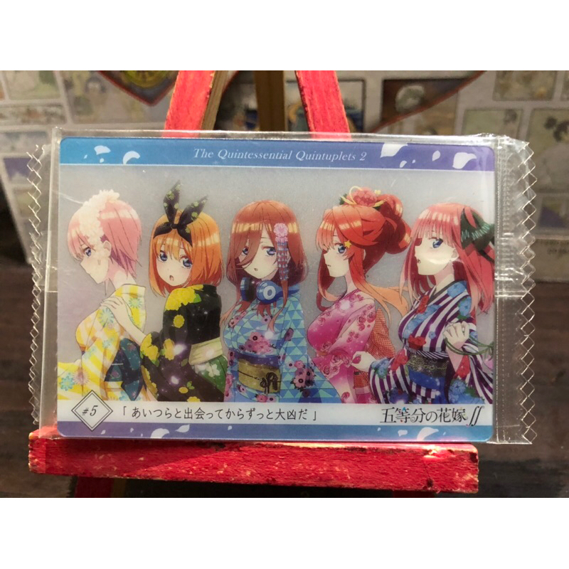 The Quintessential Quintuplets Card Batch 4563 | Shopee Malaysia