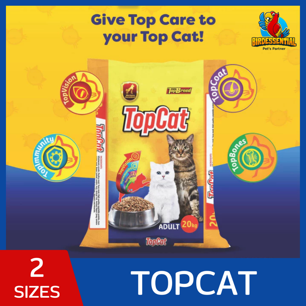 TopCat Adult Meal Dry Cat Food (1kg) | Shopee Malaysia