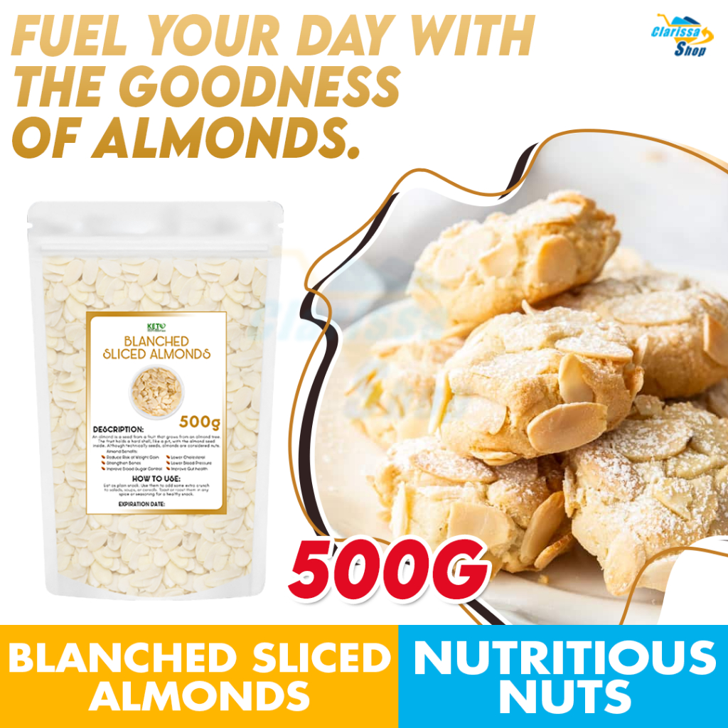 Blanched Sliced Almond 500g | Shopee Malaysia