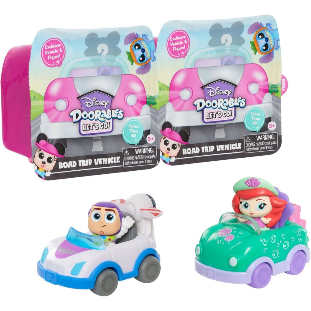 Disney Doorables Let’s Go Vehicles 2-Pack Series 1, Toy Figures ...