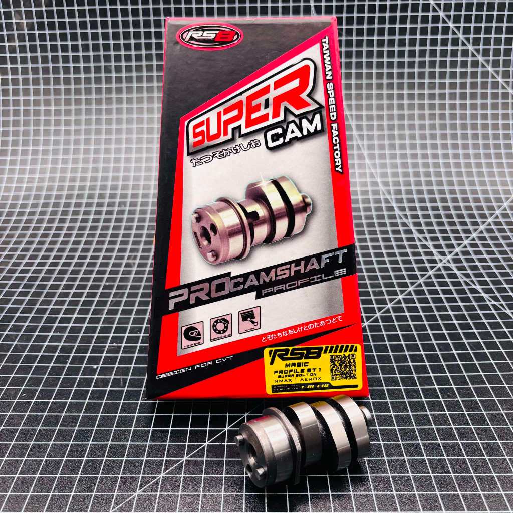 RS8 PRO CAMSHAFT MAGIC PROFILE STAGE 1 SUPER BOLT ON NMAX/AEROX ...