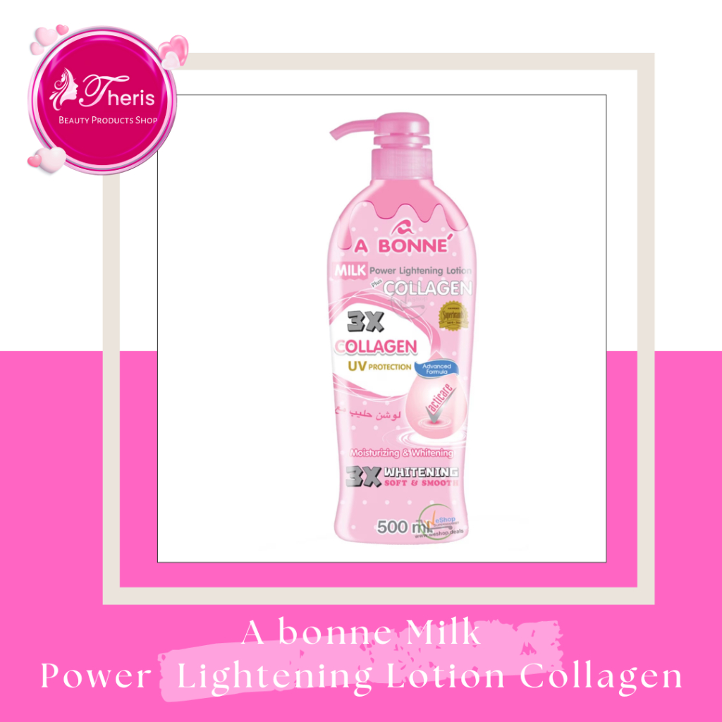 A Bonne | Milk Power Lightening W/ Collagen Lotions 500ml | Shopee Malaysia