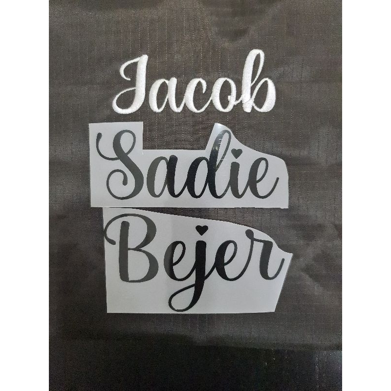 CUSTOMIZE: Extra Name Burda or Name Print | ChoiCess custom request (DO ...