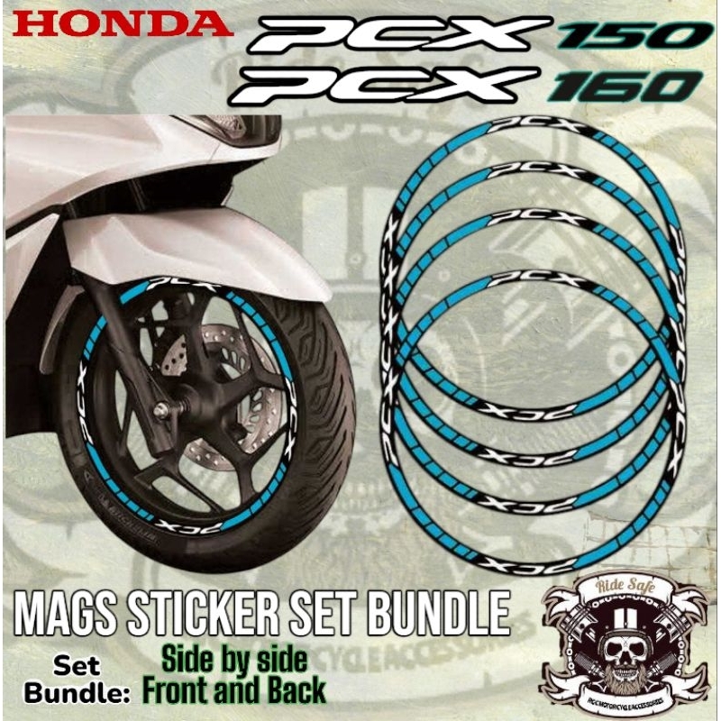 Honda PCX150 and PCX160 Mags Sticker / PCX150 and PCX160 Sticker Full ...