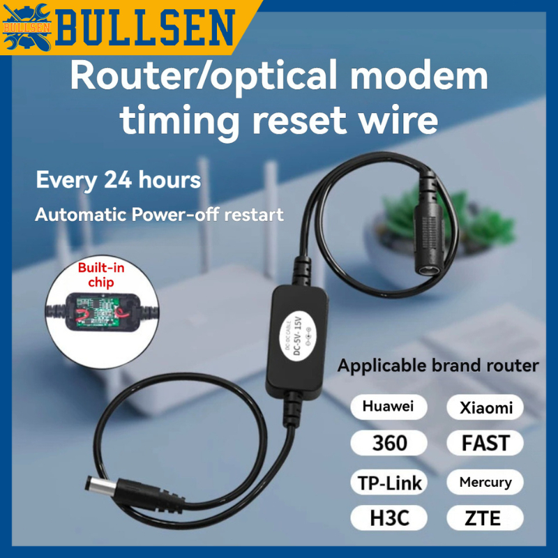 Router Timing Automatic Power Off Reset Restart Controller Optical Modem Wifi Reset Switch Cable