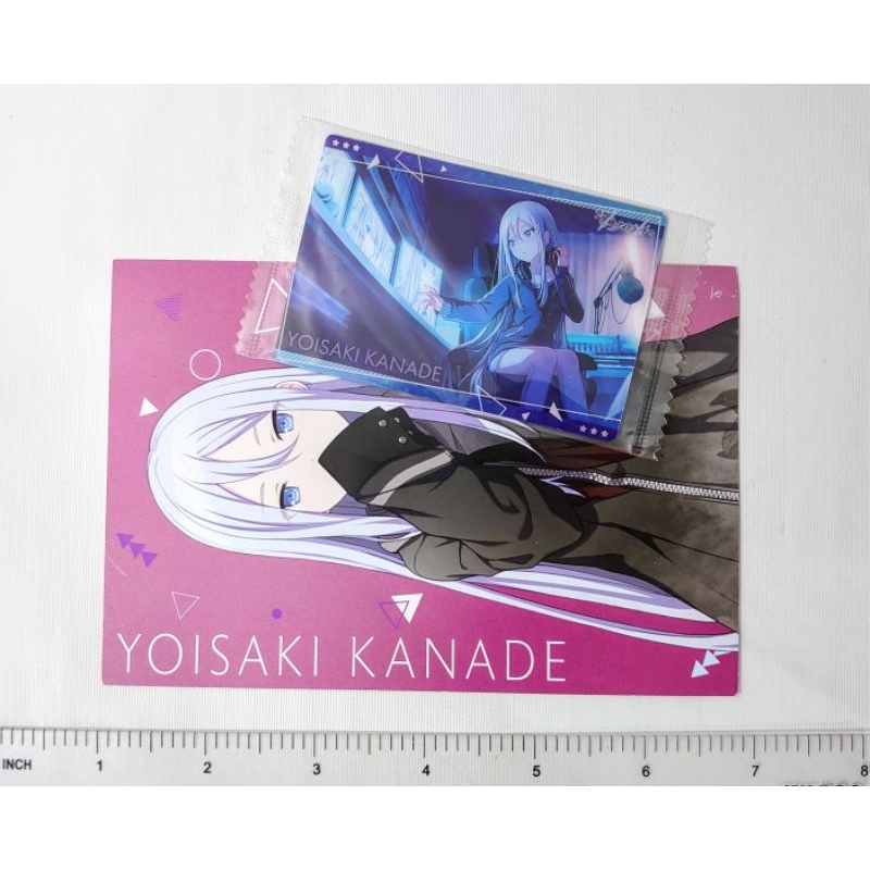 Prosekai Yoisaki Kanade Postcard + Wafer Card set -Official anime ...